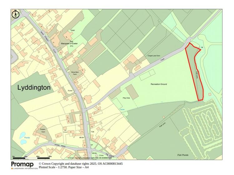 Land lying to the East of Main Street, (Off Chapel Lane), Lyddington ...